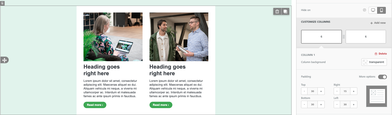 Creating and editing a newsletter (Template Editor) – Support site